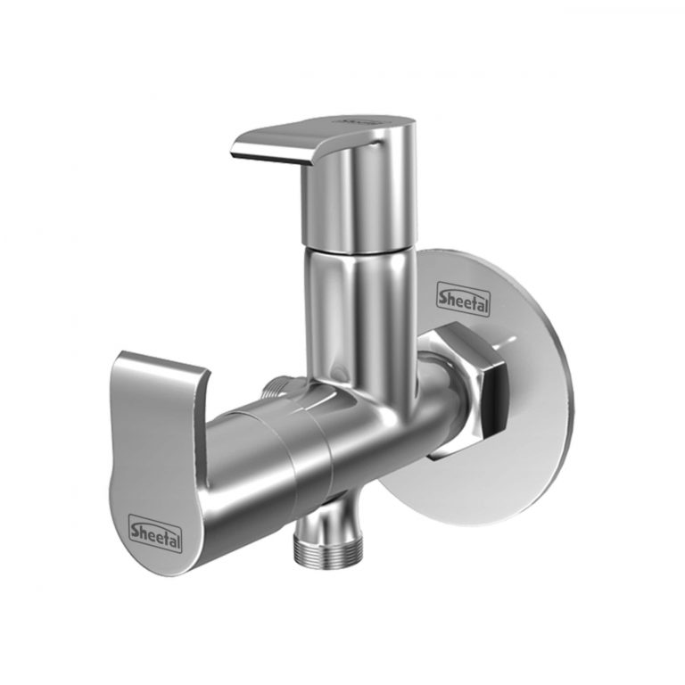 Buy Now Sheetal - Liva Angular Stop Cock 2 In 1 Faucet With Wall Flange ...