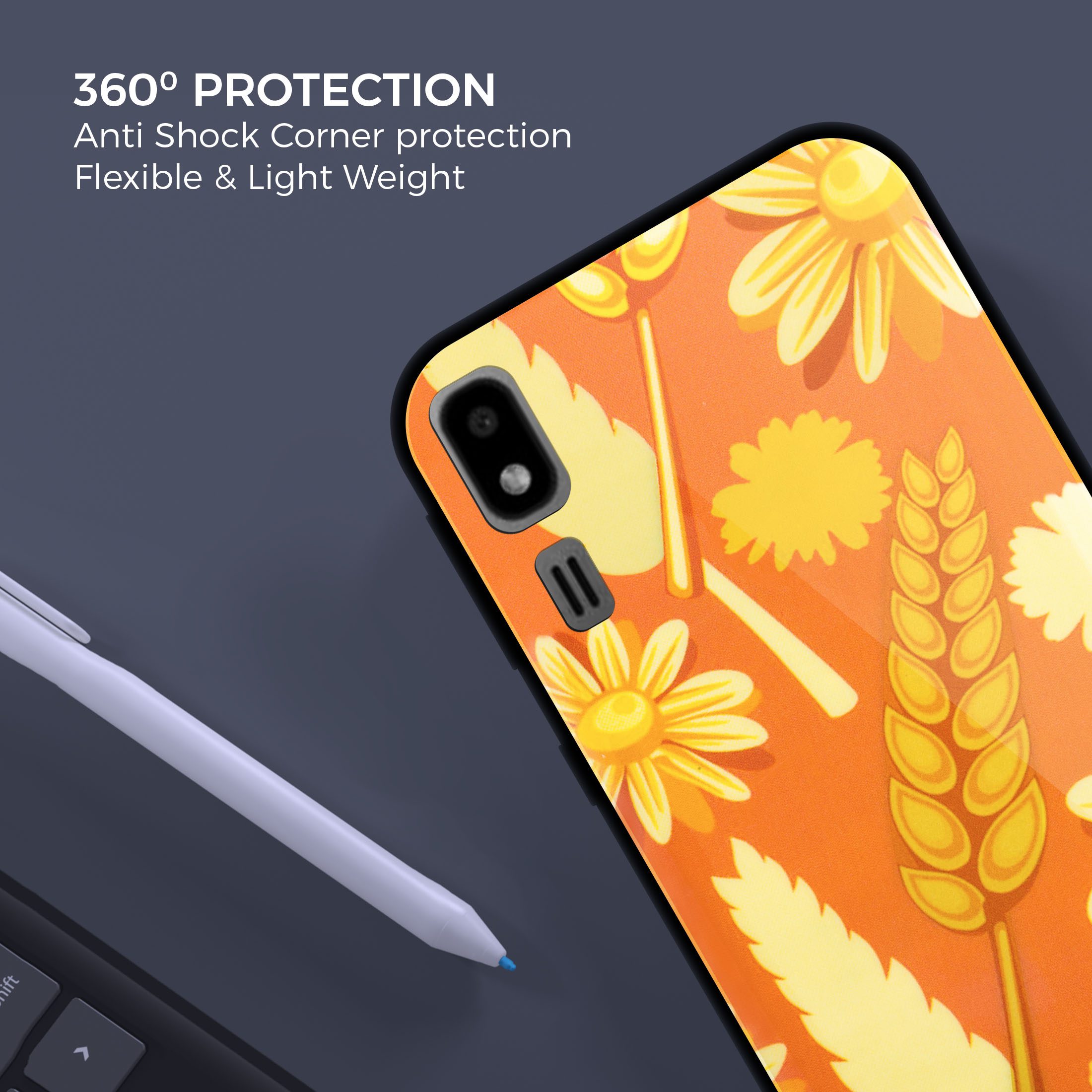 Buy Now Designer Soft TPU Fancy Back Case Cover for Samsung A2 Core in ...